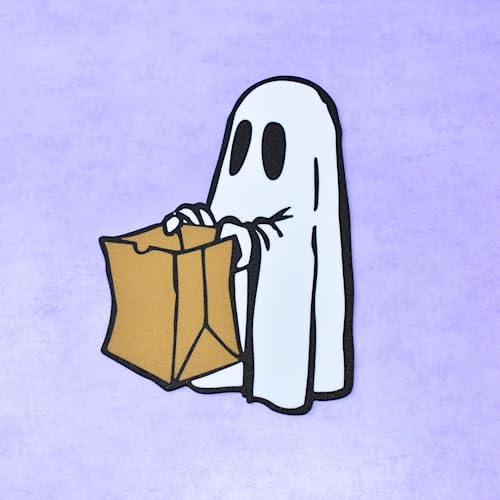 Halloween Decorative Fridge Magnets | Perfect Spooky Halloween Party Decorations | Made in USA (Ghost Trick or Treat)