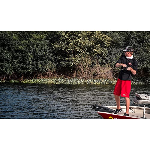 Berkley Glowstik Surf Spinning Reel and Fishing Rod Combo Black/Red/Smoke, 8' - Medium