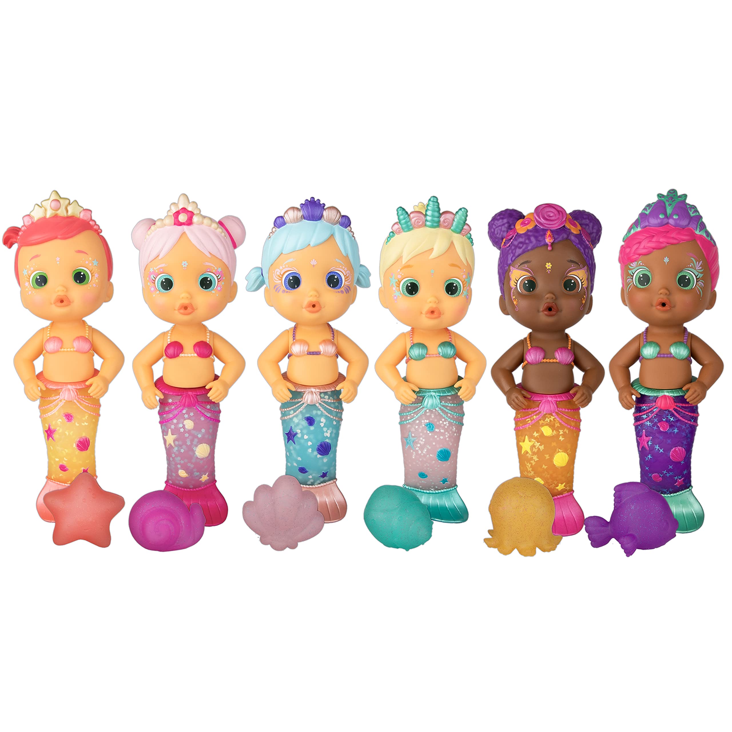 Bloopies Mermaids Sunny - Bath Toy, Waterplay Toy for Kids Ages 18 Months Old & Up