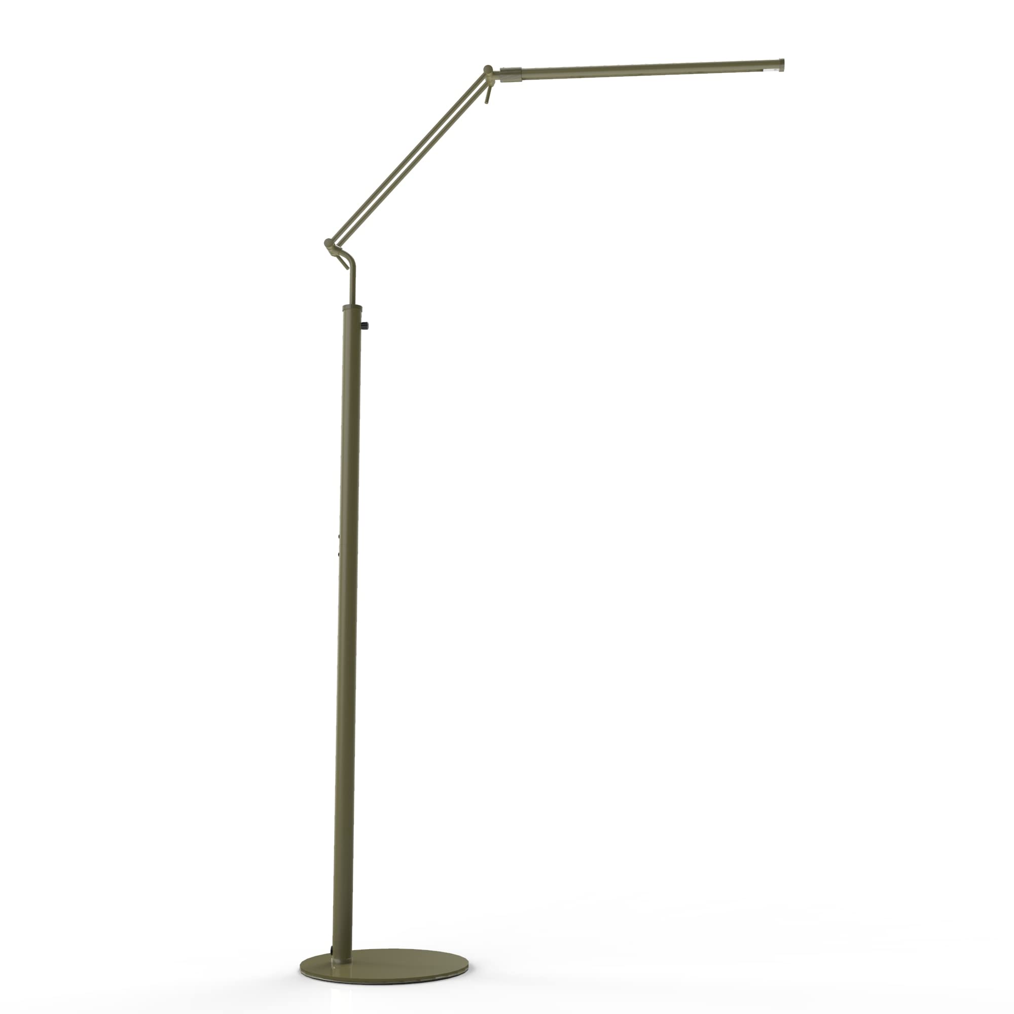 Cocoweb High Powered, dimmable, LED Floor Lamp - Fled-GPS (Antique Brass)