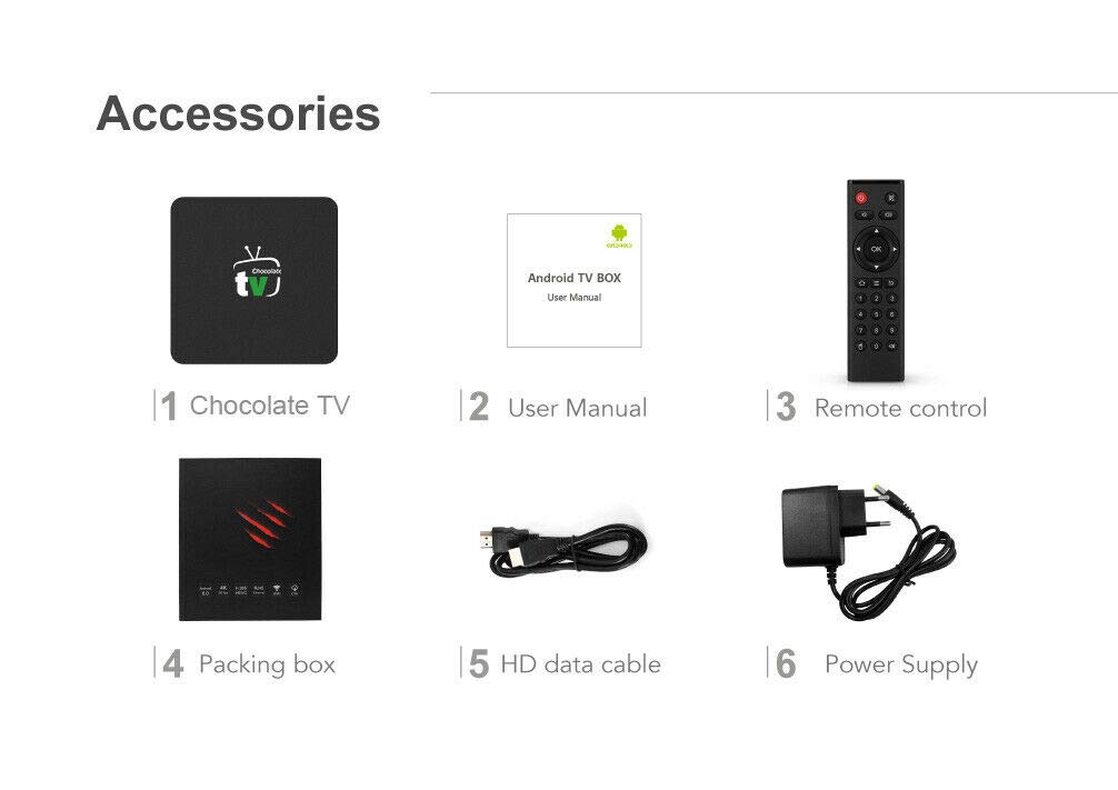 Chocolate Arabic TV Box 600+ Arabic 2G 8G CH Smart TV Box Amlogic S912 Octa Arab Set Top Boxes
