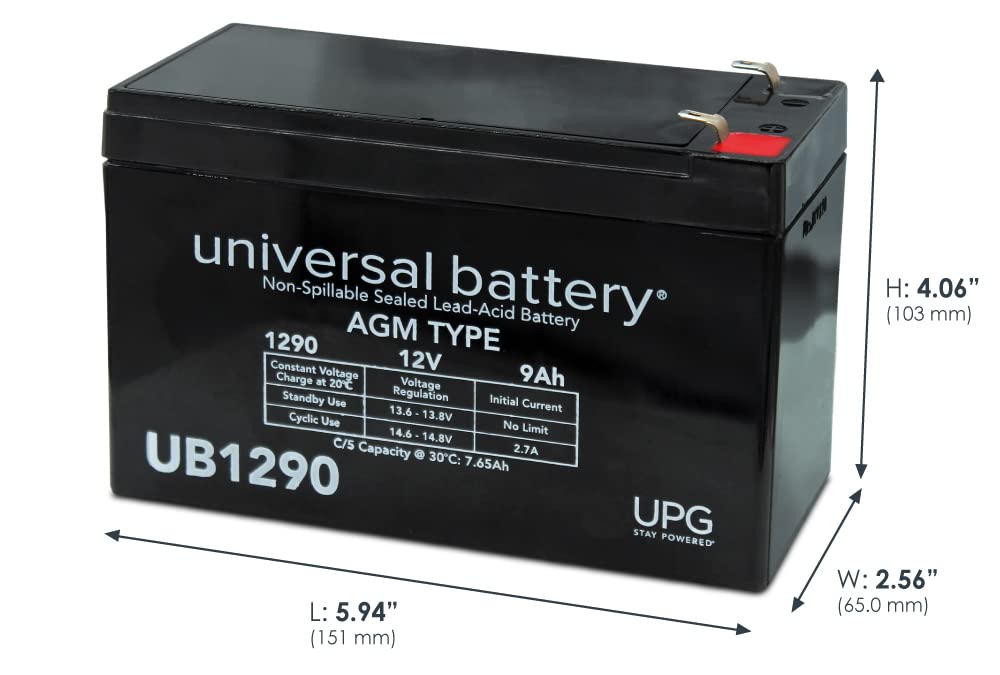 UPG Universal Power Group 12V 9Ah SLA Battery