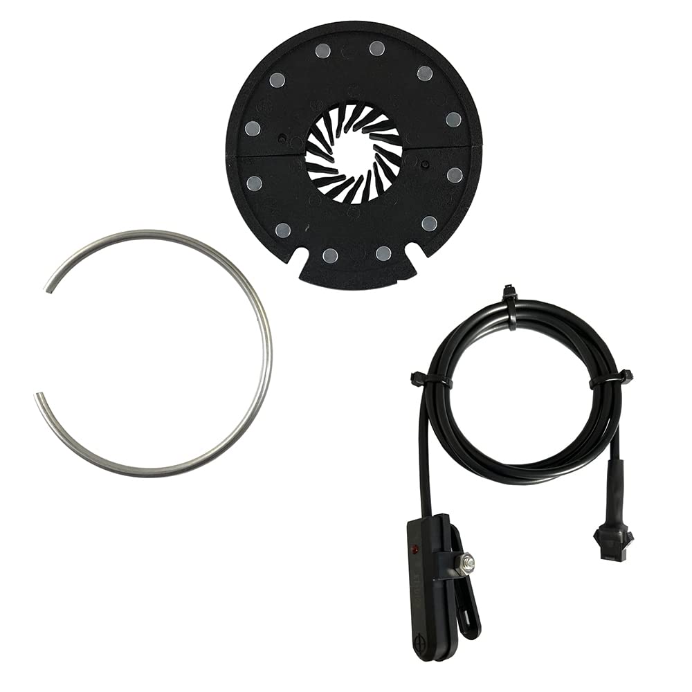 BEISGUANGS Ebike Accessories Pedal Assistant Sensor KT D12R SM Connector 12 Magnets Easy to Install, Detachable for Kunteng Electric Bicycle Conversion Kit Parts
