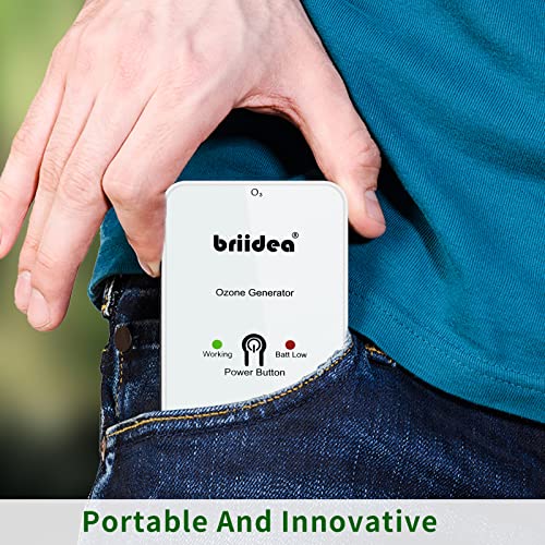 Briidea Portable Smell Control Generator Powered by USB, Lightweight and Rechargeable, Ideal for Outdoor Use