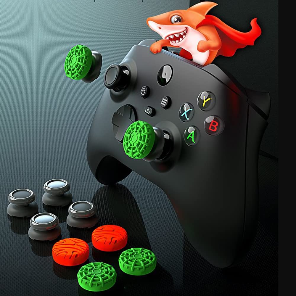 Controller Thumb Covers, Thumbstick Grips Caps Compatible for Xbox one/Xbox Series X Thumbs Grips Caps Joystick Thumbstick for Gaming Controllers Silicone Thumb Case Protection Accessories
