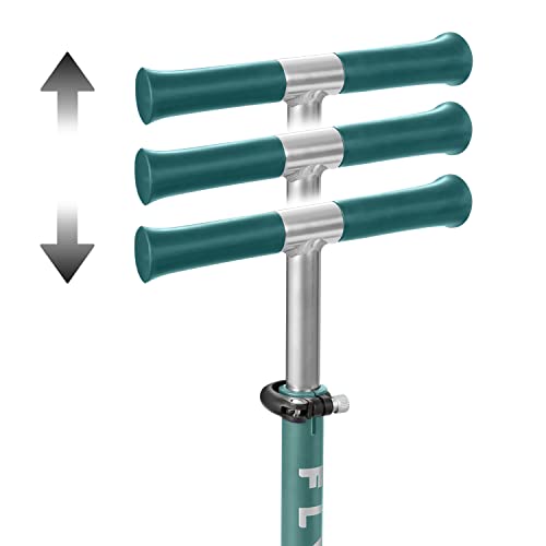 Flyer Glider Pro, Lean to Steer Kids Scooter, Teal, for Kids Ages 5+ Years