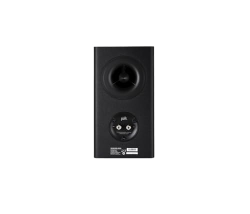 Polk Audio Reserve R200 Large Bookshelf Speaker for Dynamic, Detailed Home Theater Audio, 1" Pinnacle Ring Tweeter & 6.5" Turbine Cone Woofer, Dolby Atmos & IMAX Enhanced, Wall Mountable, Black