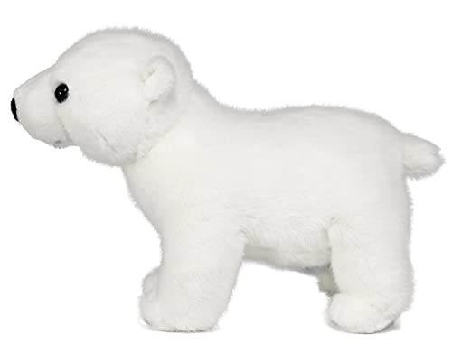 Ice King Bear Lifelike Baby Polar Bear Stuffed Animal - Plush Toy - 9 Inches Length