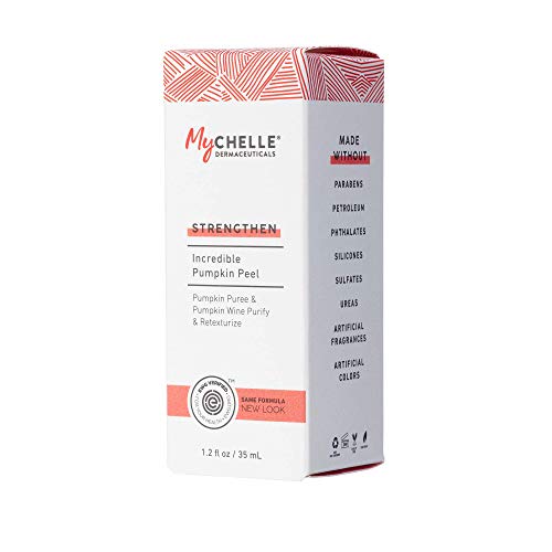 MyCHELLE Dermaceuticals Incredible Pumpkin Peel (1.2 Fl Oz) - Gentle Face Moisturizer with Pumpkin Seed Oil, Cloudberry Extract & Antioxidants - Moisturizes, Nourishes & Helps Strengthen Skin