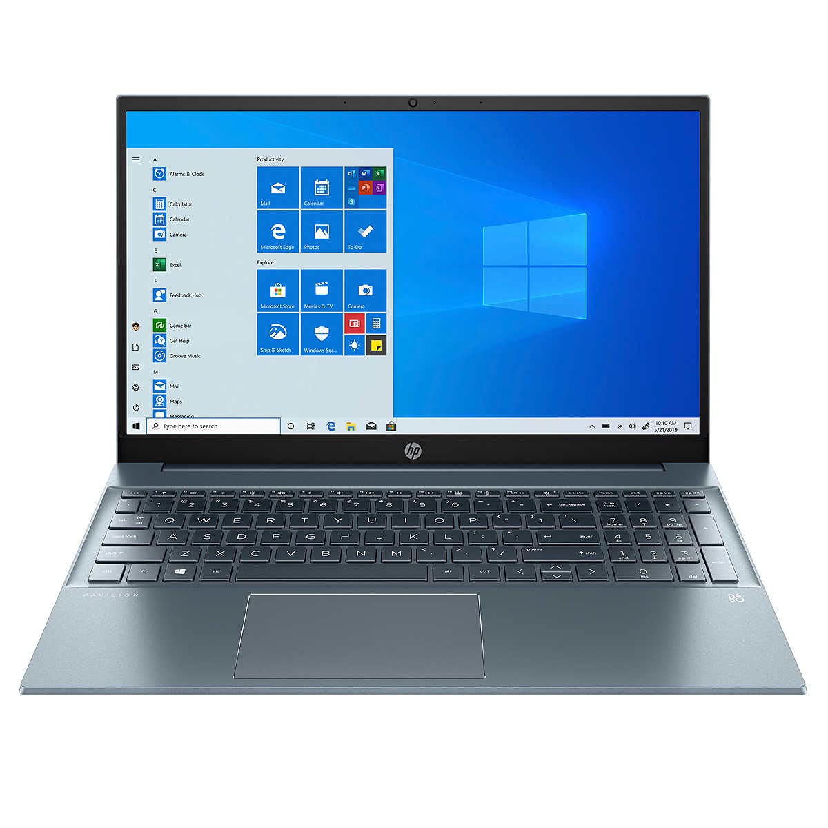 HP 2022 Pavilion 15.6" FHD Touchscreen Laptop 11th Gen 4-Core Intel i7-1195G7 32GB DDR4 1TB NVMe SSD Iris Xe Graphics HDMI Webcam WiFi-6 Bluetooth Backlit Keyboard Windows 11 Pro w/ 32GB USB