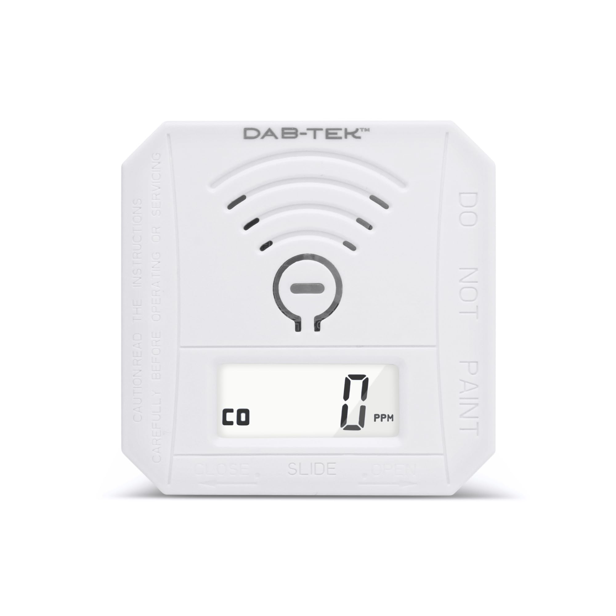 DAB-TEK Carbon Monoxide Detector Gas Detector for Home or Travel. This Multi-use CO Gas Detector can be Used as a Portable Carbon Monoxide Detector/Travel Gas Detector. Battery Powered Detector