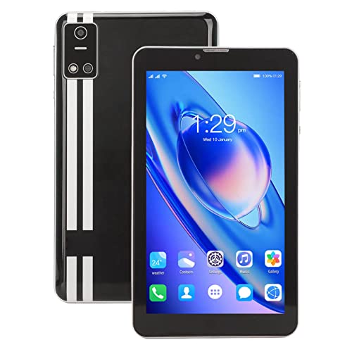 BUUA HD Tablet, Support Multi Languauge 2GB RAM 32GB ROM 3G Calling Tablet 1280x800IPS HD Display for Amusement (US Plug)
