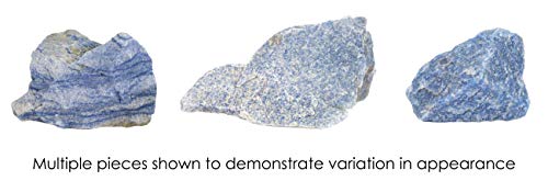 Blue Quartz, 1oz Rough, Untreated Specimen - Natural, 100% Authentic Brazilian Quartz - The Artisan Mined Series by hBAR