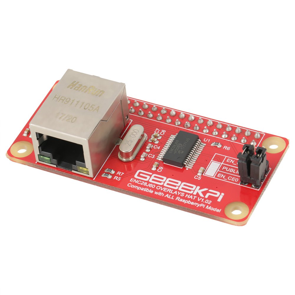 Bewinner ENC28J60 Ethernet LAN Network Adapter Module - Specially Design for Raspberry Pi Zero/W - Easy to Assemble, Easy to Setup - Allows for Raspberry Pi Zero to Access The Network Smoothly