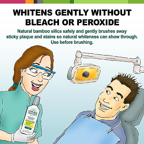 The Natural Dentist Whitening Antigingivitis Rinse, Clean Mint,16.9 Fl Oz (Pack of 2)