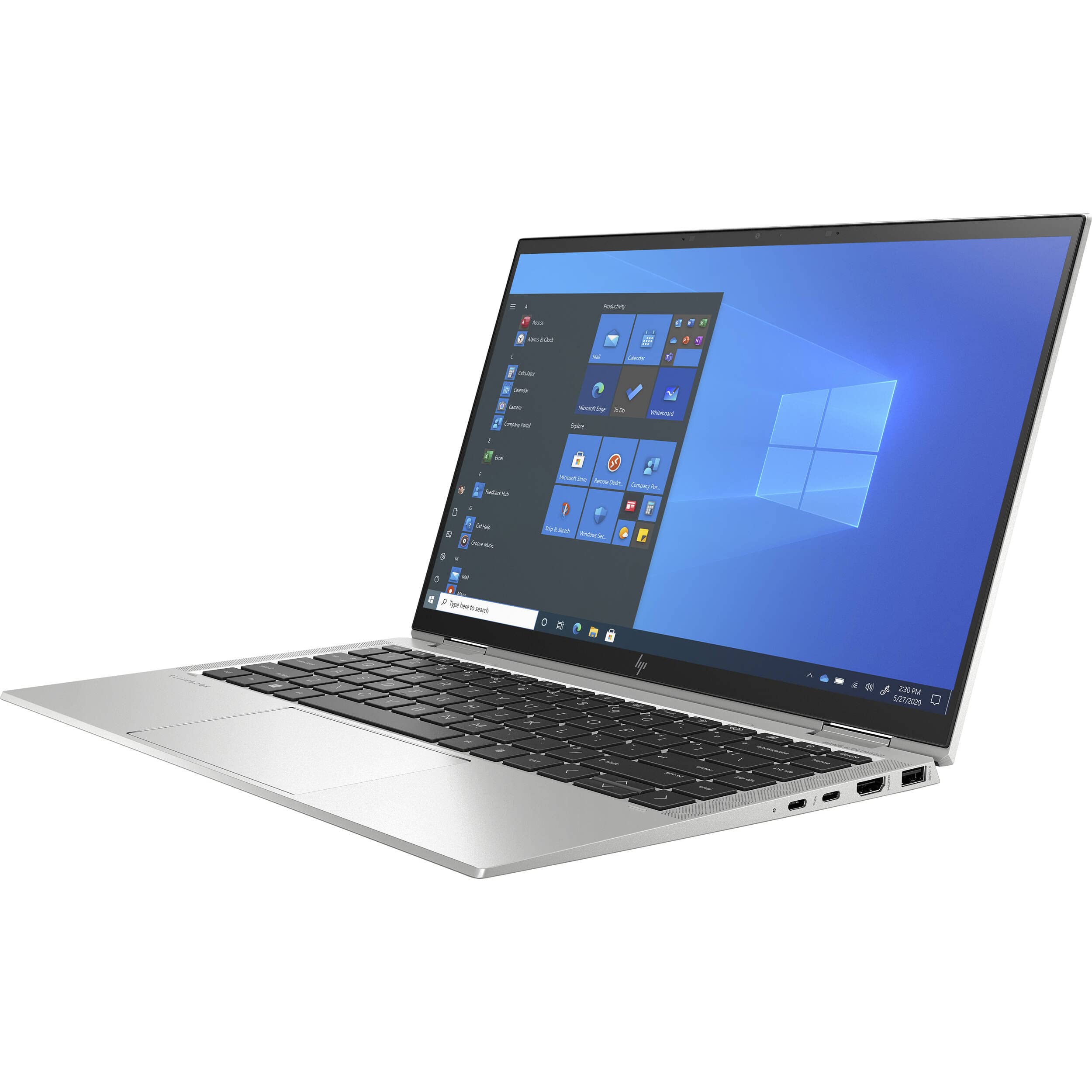 HP EliteBook X360 1040 G7 4G LTE 2-in-1 Business Laptop (14" FHD Touchscreen, Intel 6-Core i7-10810U, 32GB RAM, 1TB SSD, IST Rechargeable Stylus) 2X Thunderbolt 4, Wi-Fi 6, Webcam, Win 11 Pro, Silver