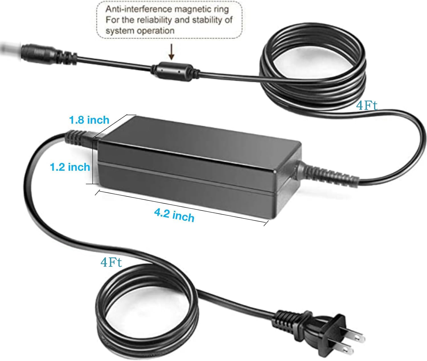 UpBright 15V AC/DC Adapter Compatible with Yamaha THR10 THR10C THR10X THR5 THR5A Modeling Combo THR10II THR30 II A THR30II WL Wireless Guitar Amplifier Amp THR30IIA Mini TSS-15 DTS Power Supply Cord