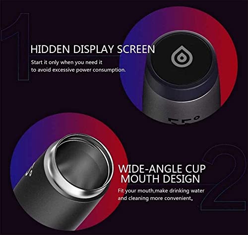 MXJCC Cupcooler, Instant Cooling Cup Smart Device Fast-Cooling Mini Portable Refrigerator Cools for Drinks and Water Extreme Fast Beverage Cooler (Color : Gray)