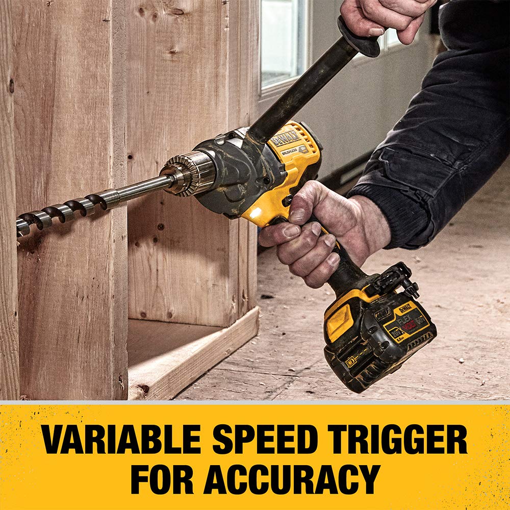 DEWALT 60V MAX* Cordless Drill For Concrete Mixing, E-Clutch System (DCD130T1)