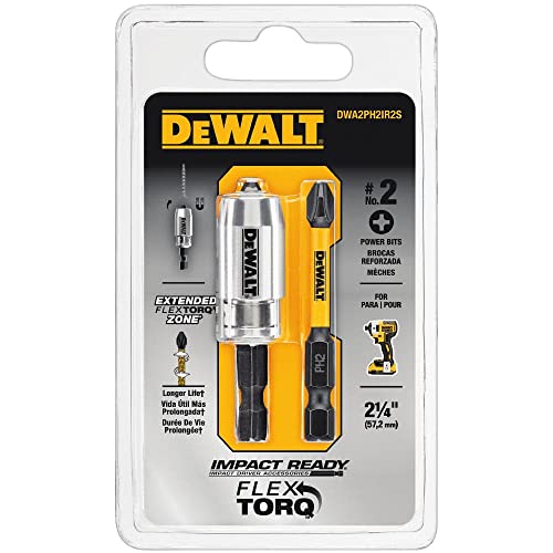 DEWALT ACCESSORIES DWA2PH2IR2S Phil #2 Bit/Sleeve (2 Pack)
