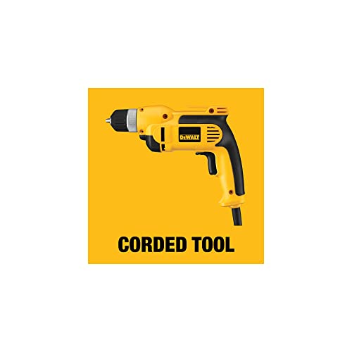 DEWALT Corded Drill, 7.0-Amp, 3/8-Inch, Pistol Grip (DWD110K)