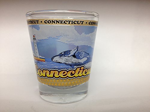 Connecticut State Shot Glass Wraparound