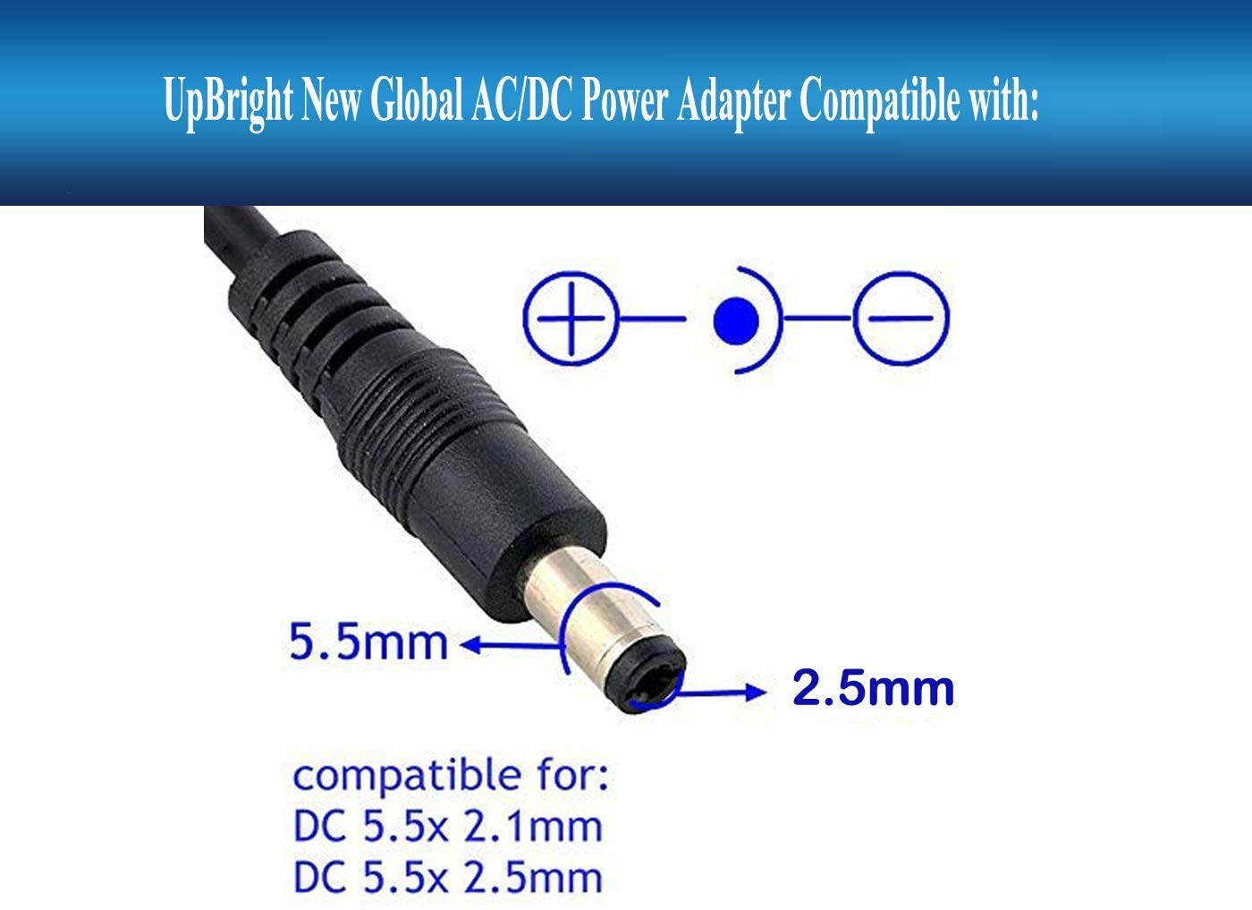 UpBright 24V AC/DC Adapter Compatible with Evolis Primacy PM1H0000BS PM1H0000BD PM1H0000RS PM1H0000RD Zenius ZN1U0000RS ZN1U0000TS Tattoo 2 Badgy200 B22U0000RS ID Card Printer 24VDC 3A Power Supply