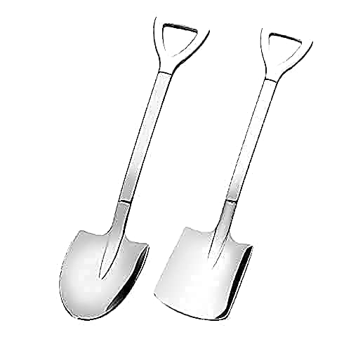 coffee spoon dessert spoon,tea spoon,portable soup spoon,ice cream scoop,yogurt spoon cake spoon,silverware stirring mini gift bag,stainless steel shovel fruit spoon 2 piece