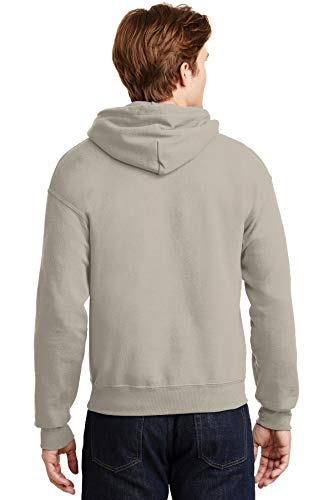 Gildan Men's Pouch Pocket Hooded Sweatshirt, Sand, S