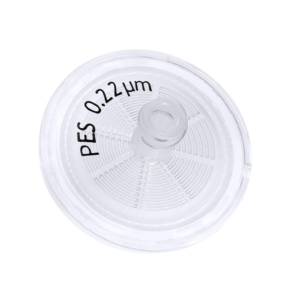 GVS Filter Technology, Syringe Filter, ABLUO, 25mm, PES Membrane, 0.22µm, PP Housing, 10/pk