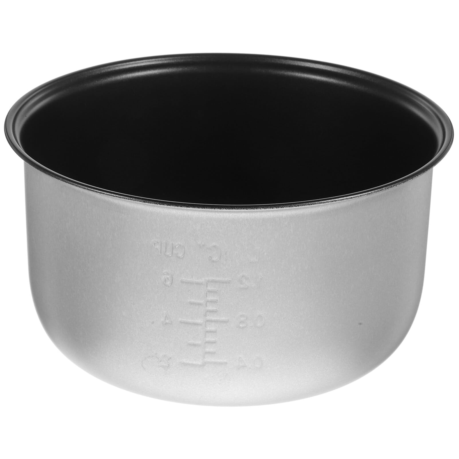Yardwe Pressure Pot Rice Cooker Replacement Inner Pot: Alloy Cooking Pot Insert Liner 3L Non Stick Cooking Pot Liner Cookware Replacement Accessories Rice Cooker Replacement Pot