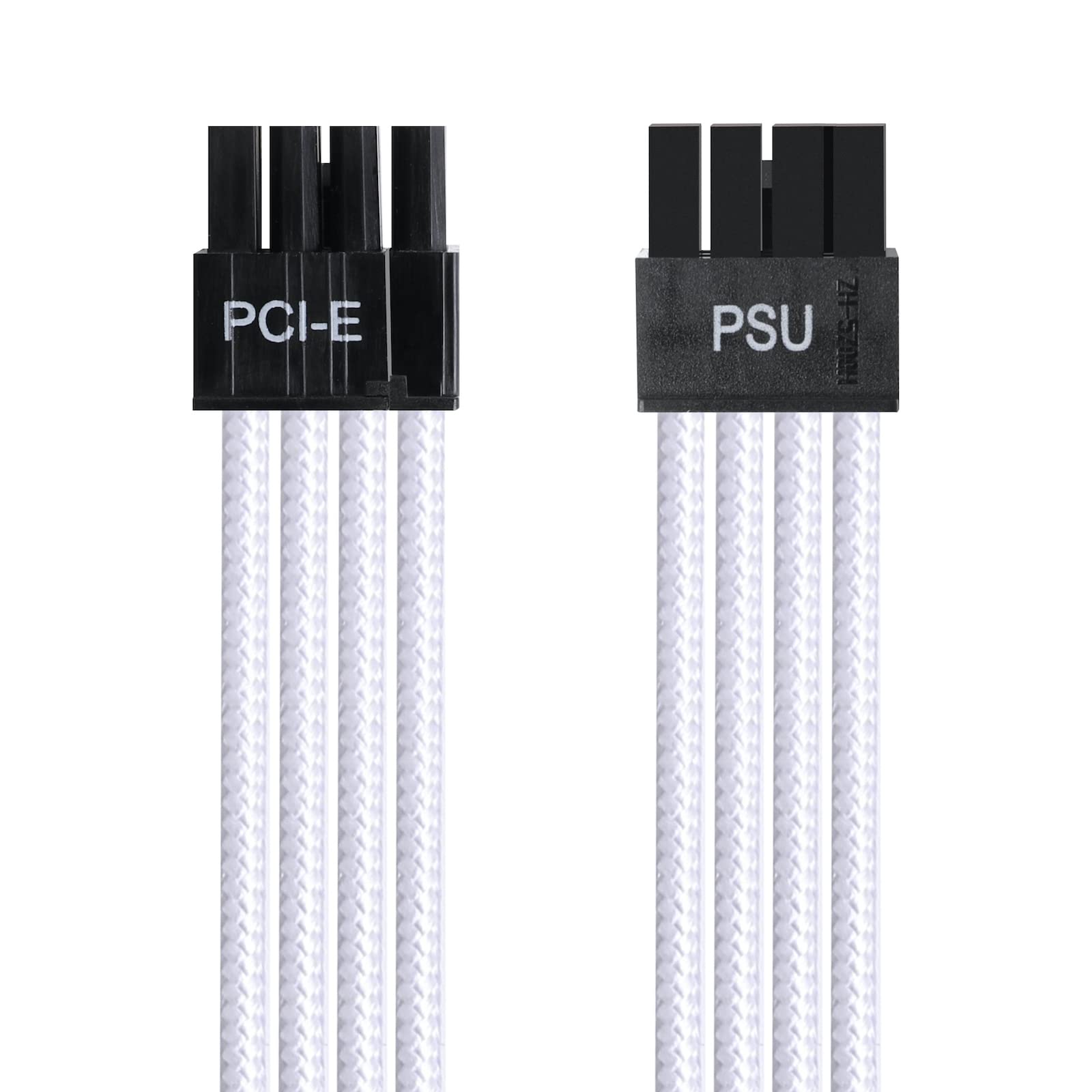 OUCAXIA PSU 8 Pin to 6+2 Pin PCIE Sleeved Cable, Male to Male GPU Cable for Seasonic Focus Prime ASUS ROG Thor Strix Modular Power Supply (65cm)