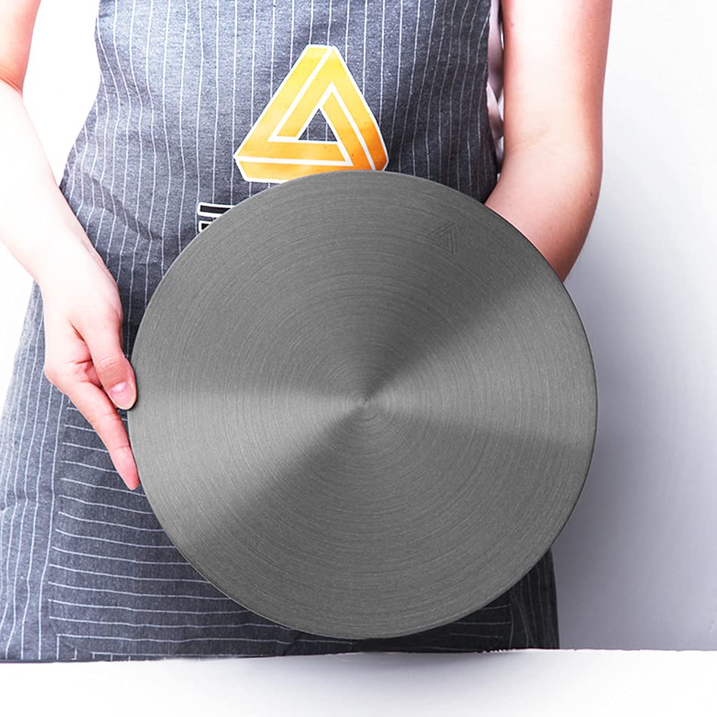 Heat Diffuser for Gas Stovetop,Cookware Accessories,Stove Diffuser for Pot Protection,Round Fast Defrosting Tray,Multifunctional Thawing Plate for Defrosting of Frozen Food (9.5Inch)