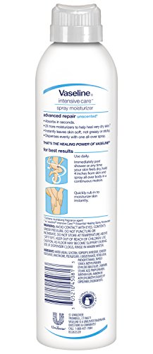 Vaseline Intensive Care Spray Lotion, Advanced Repair Unscented, 6.5 oz