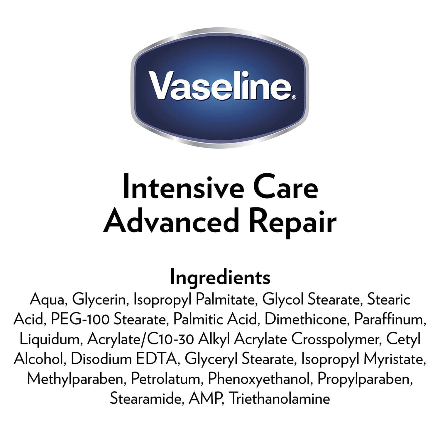 Vaseline Intensive Care Advanced Repair Fragrance Free Body Lotion 400 mL wit.
