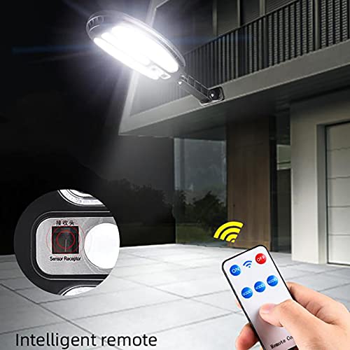 sysyrqcer LED Solar Street Light Outdoor Integrated high Brightness Garden Light Home Lighting Human Body Induction Light 2pcs (Size : 100SMD)