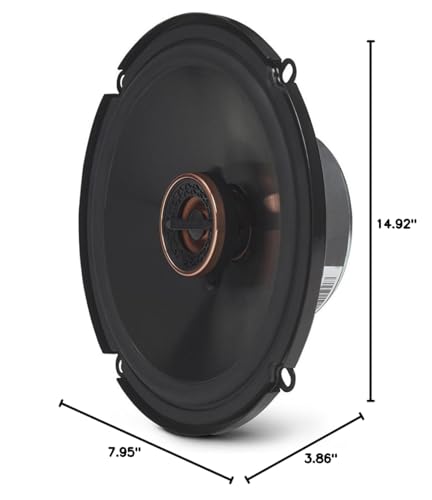 Infinity REF-6532EX Reference 6.5 Inch Two-Way Coaxial Shallow Mount Car Audio Speakers