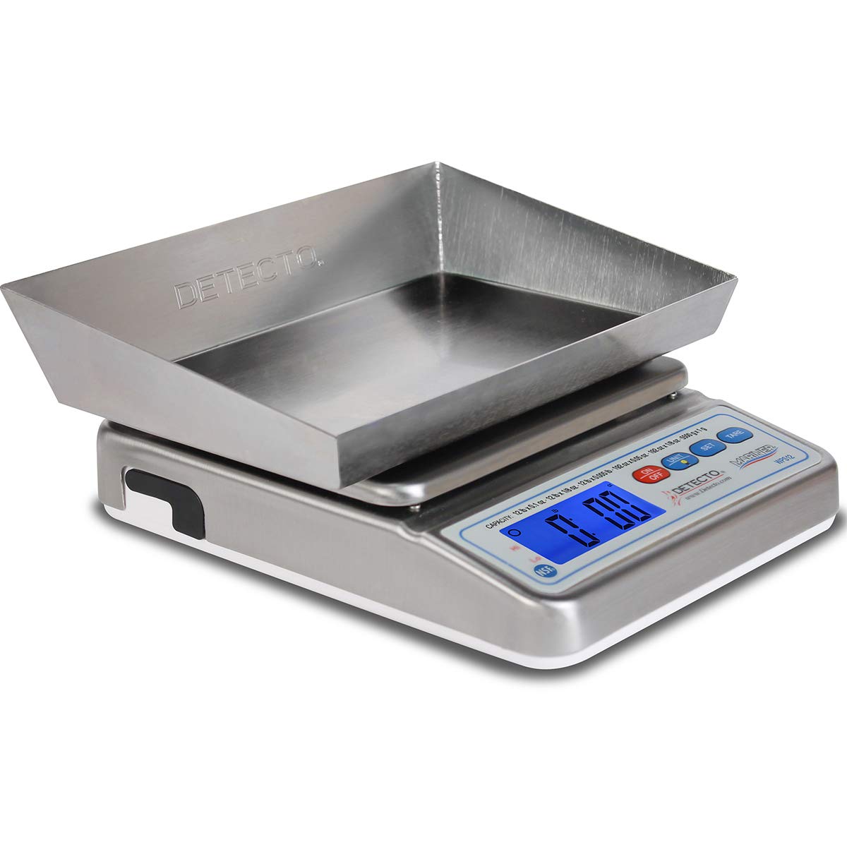 Detecto, Wet Diaper Scale, Mariner Waterproof IP67, 12-lb Capacity, 7.5" X 9.75"
