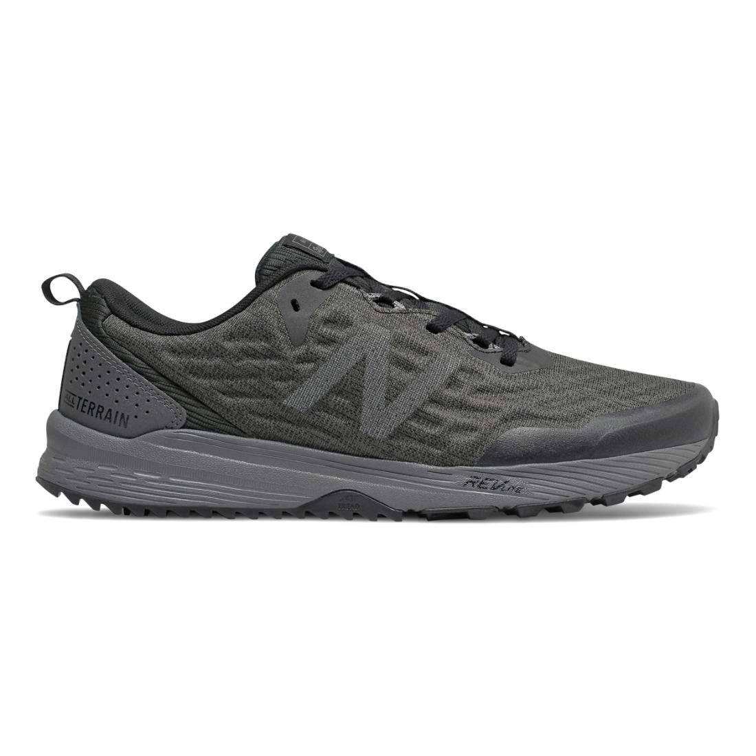New Balance Men's Nitrel V3 Trail Running Shoe, Black/Magnet, 9 M US