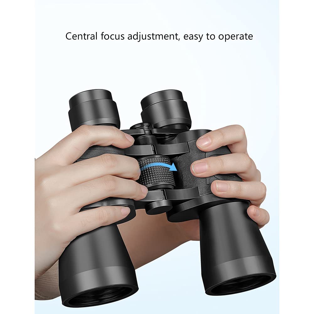 Bird Watching 10x50 High Power Binoculars with Weak Light Vision Smartphone Adapter for Bird Watching Hunting BAK4 Prism FMC Lens Telescope