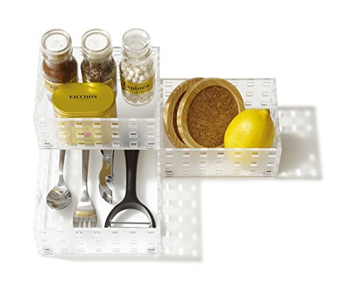 Like-It Bricks 90012 Storage Bin, Translucent White