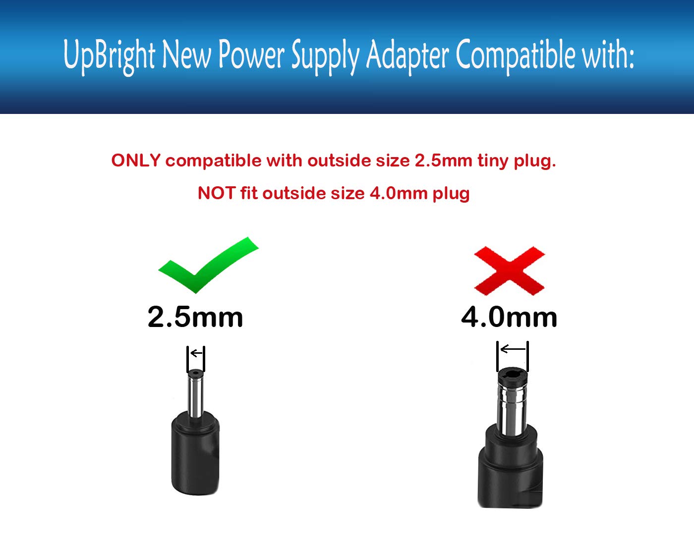 UPBRIGHT 6V AC Adapter Compatible with AT&T VTech CS6114 CS6124 CS6419 CS6529 CS6649 CS6729 CS6729-2 CS6759 CS6829 CS6859 EL52103 EL52203 DECT 6.0 Cordless Phone 6VAC 300mA AC6V Power Supply Charger