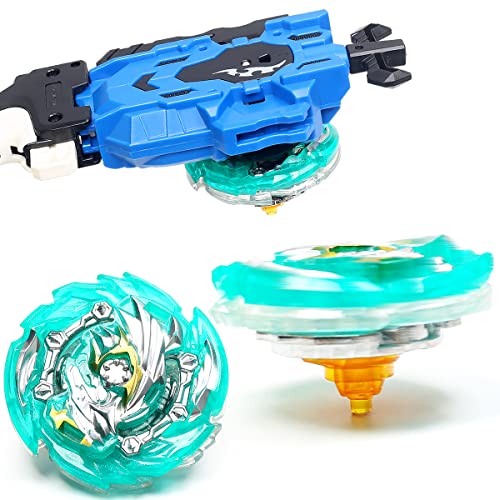 Ingooood Metal Master Fusion Gyro Toys for Kids, 6 Pieces Battling Top Battle Burst High Performance Set with 2 Launchers