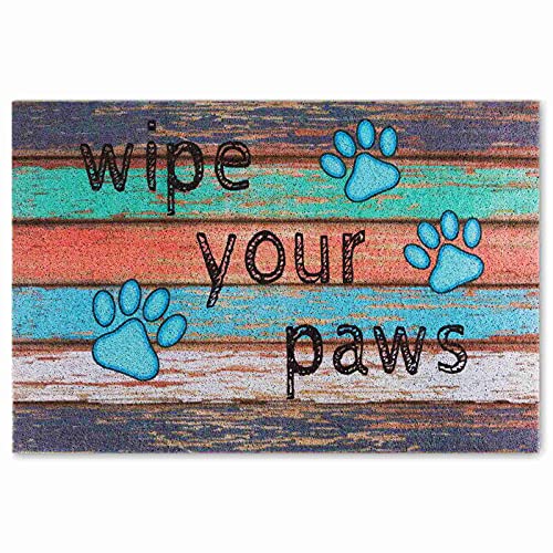 Darkyazi 23.6" x 35.4" Colorful Doormats Entrance Front Door Rug Funny Outdoors/Indoor/Bathroom/Kitchen/Bedroom/Entryway Floor Matsļ¼Non-Slip Polyvinyl Chloride (Dog Claw Floor)
