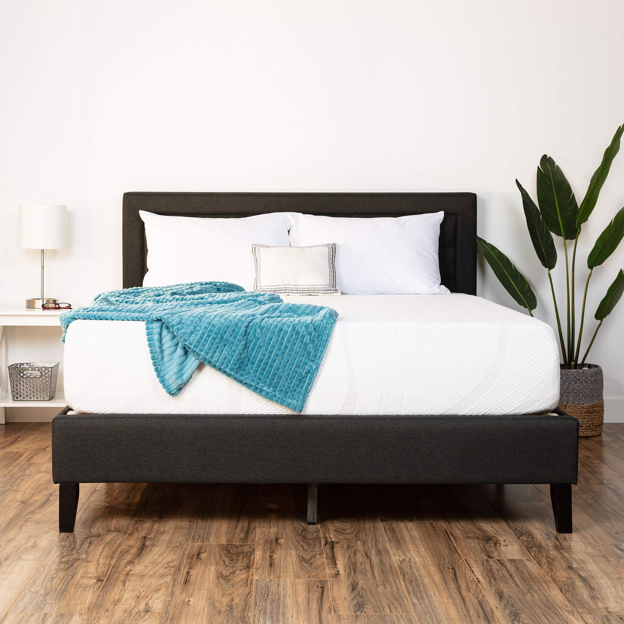 Best Choice Products 12 Inch, Green Tea Charcoal Cooling Gel Memory Foam Mattress, Triple Layer, Breathable - King, Medium Firm