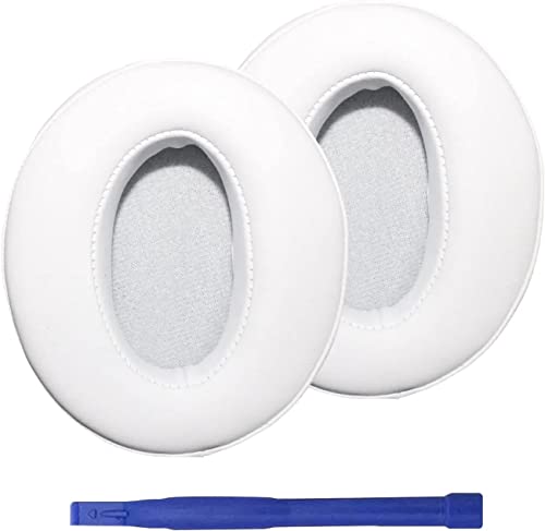 HD4.50BT Replacement Ear Pads Quite-Comfort Protein Leather, Earpads Cushions for Sennheiser HD4.50BT, HD4.50BTNC, HD4.40BT, HD450BT HD430 HD440 HD350BT HD400S HD458BT HD300 Headphones(White)