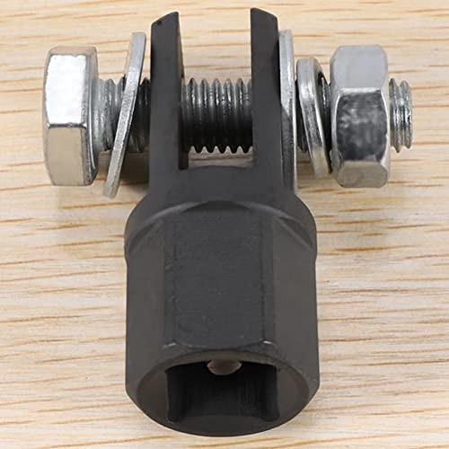 Guddla 2 Pcs Scissor Jack-Adaptor Black Metal 1/2 Inch for Use with 1/2 Inch Drive or Impact Wrench Tools IJA001