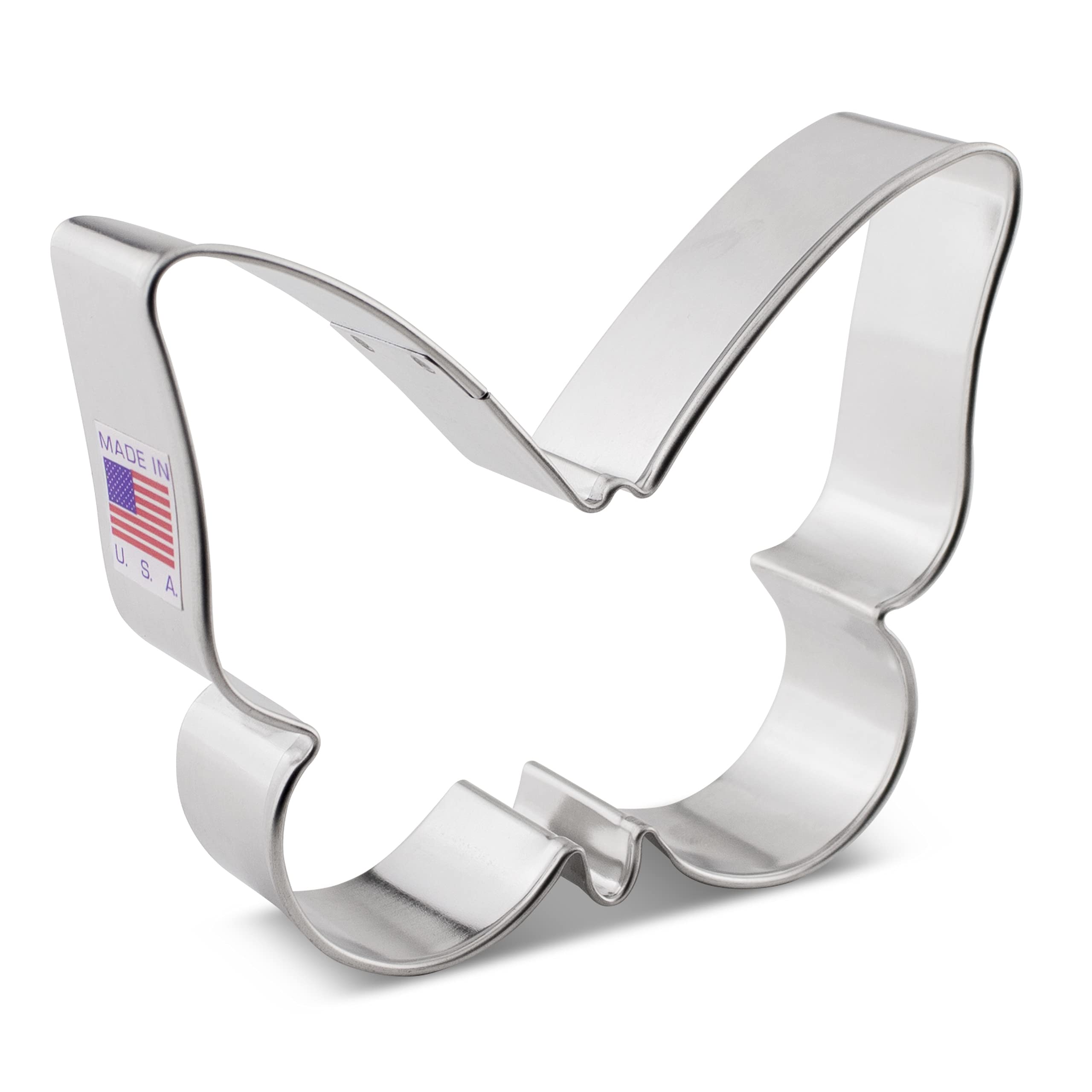 Cute Butterfly Cookie Cutter, 3" Made in USA by Ann Clark