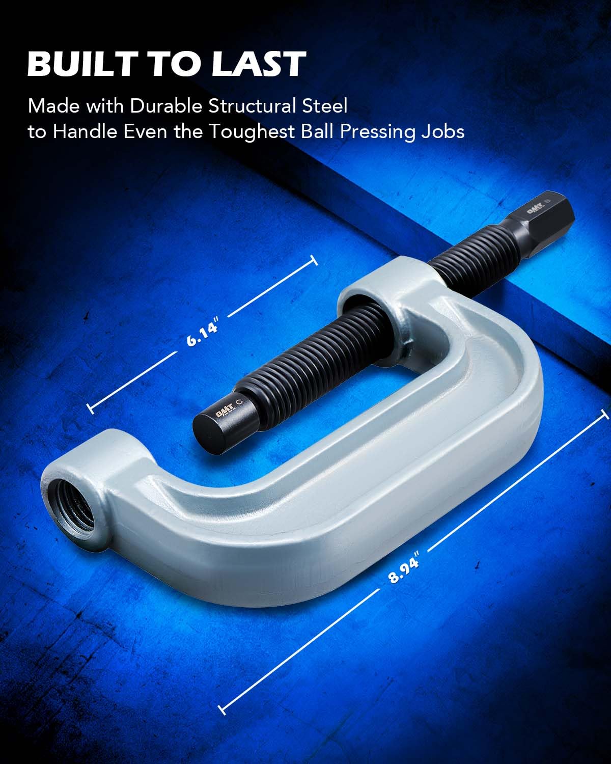 Orion Motor Tech Heavy Duty Ball Joint Press & U Joint Removal Tool Kit with 4x4 Adapters, for Most 2WD and 4WD Cars and Light Trucks
