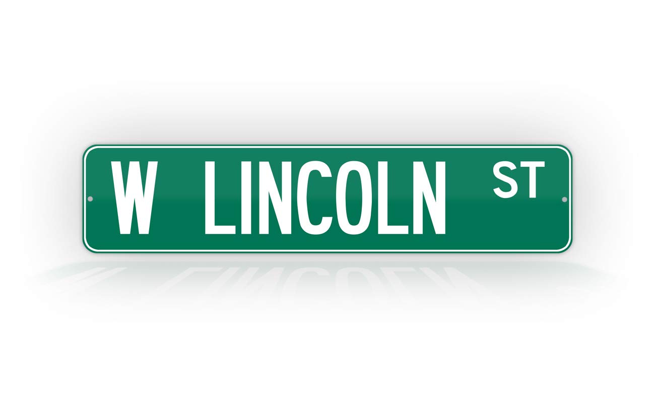 Customized Green Road Sign Personalized Novelty Street Sign